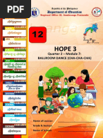 Health Optimizing Physical Education (Hope3) Quarter 3 - Module 1 | PDF | Foot | Dances