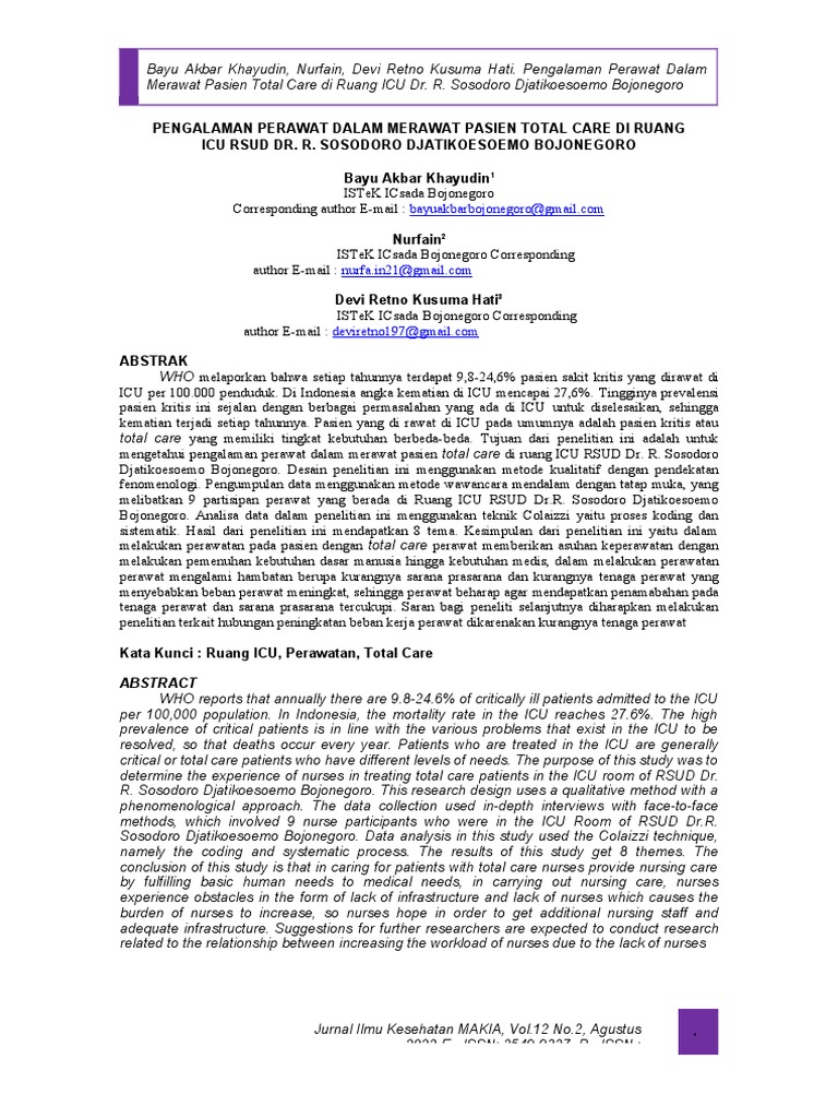 Article Text-673-1-10-20220824 | PDF | Pengembangan Diri | Kesehatan Holistik