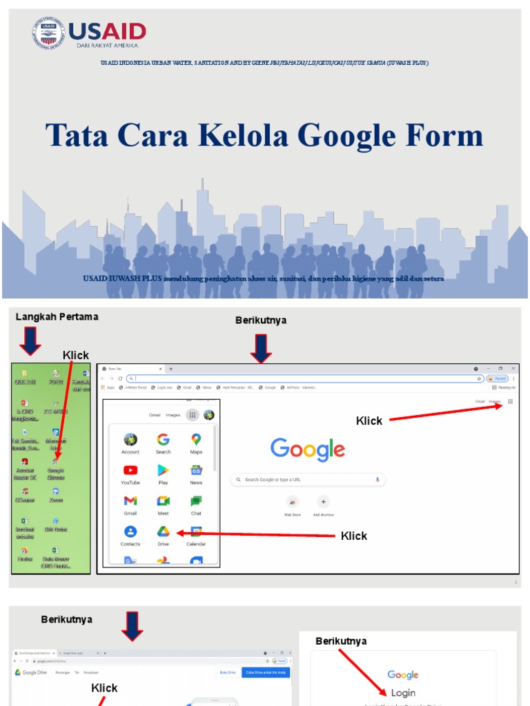 Materi - Pelatihan - Google Form - E-Monev 5 Pilar STBM 2021 | PDF