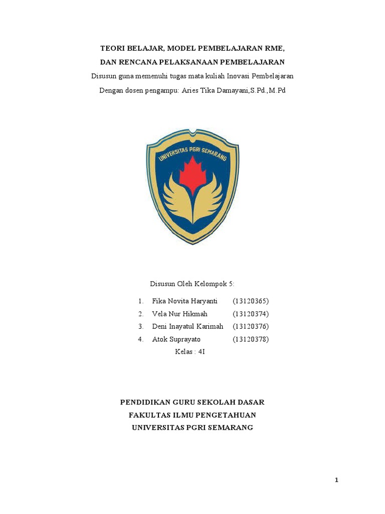 Makalah Model Rme | PDF