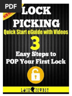DIY Tubular Lock Pick Instructions | PDF | Tools | Equipment