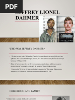 CASE STUDY OF JEFFERY DAHMER Final Upload | PDF | Attachment Theory ...
