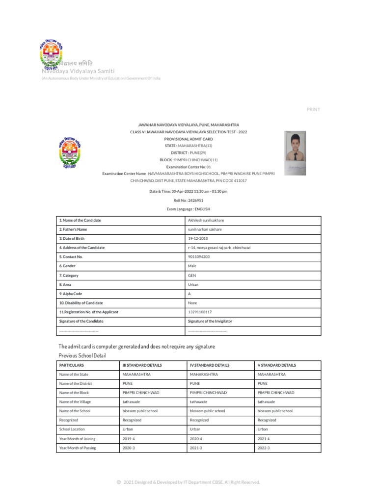 NVS - Navodaya Vidyalaya Samiti | PDF NVS - Navodaya Vidyalaya Samiti | PDF