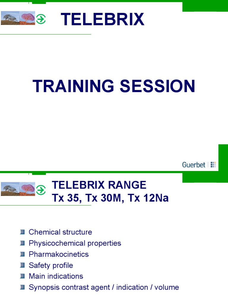 Telebrix Training 2005 | PDF | Pharmacokinetics | Blood Vessel
