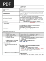 Lesson Plan in Grade 11 General Mathematics: Code: M11GM-Ia-1 | PDF ...