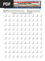 Addition - A2: Math Window Card Name: - Grade Level - Date | PDF