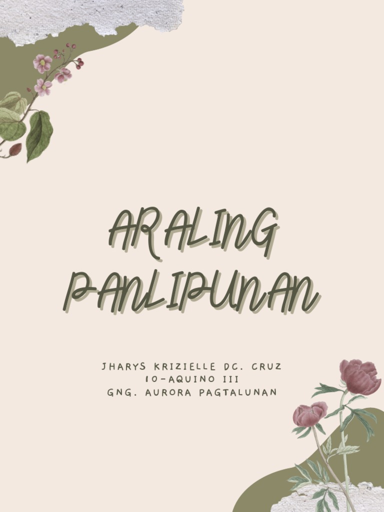 Cruz Balitang Internasyonal - Q3 Ap | PDF | Consul (Representative ...