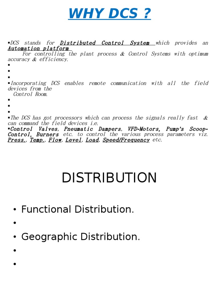 DCS Control System | PDF | Control System | Control Engineering