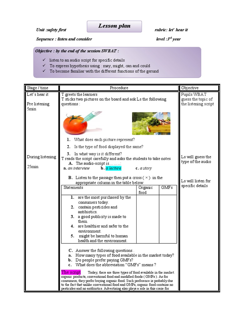 Unit 2 Safety First | PDF