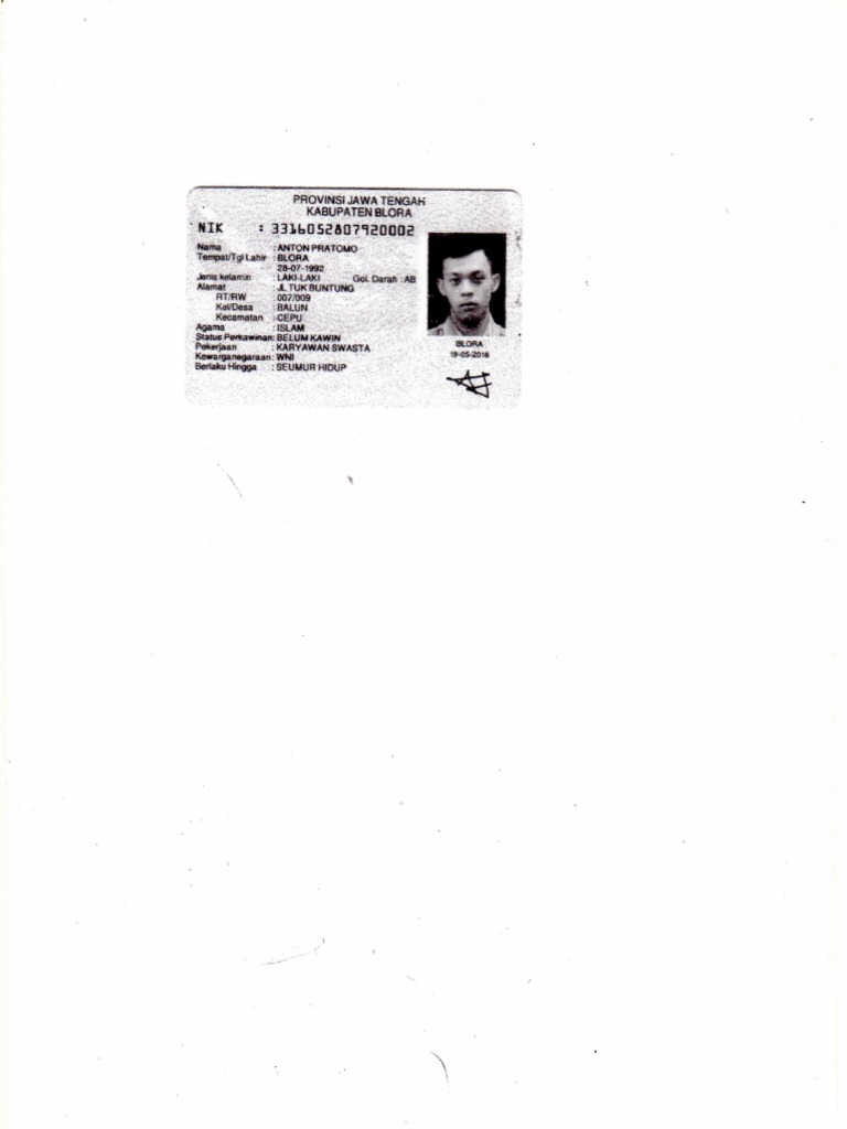 Data KTP, NPWP, Siup, Iujk, Nib | PDF