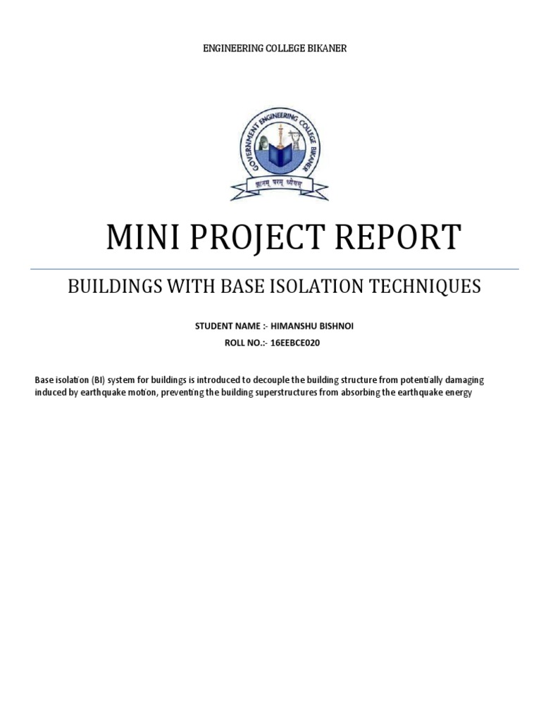 Base Isolation System C12-Authers | PDF | Earthquake Engineering ...