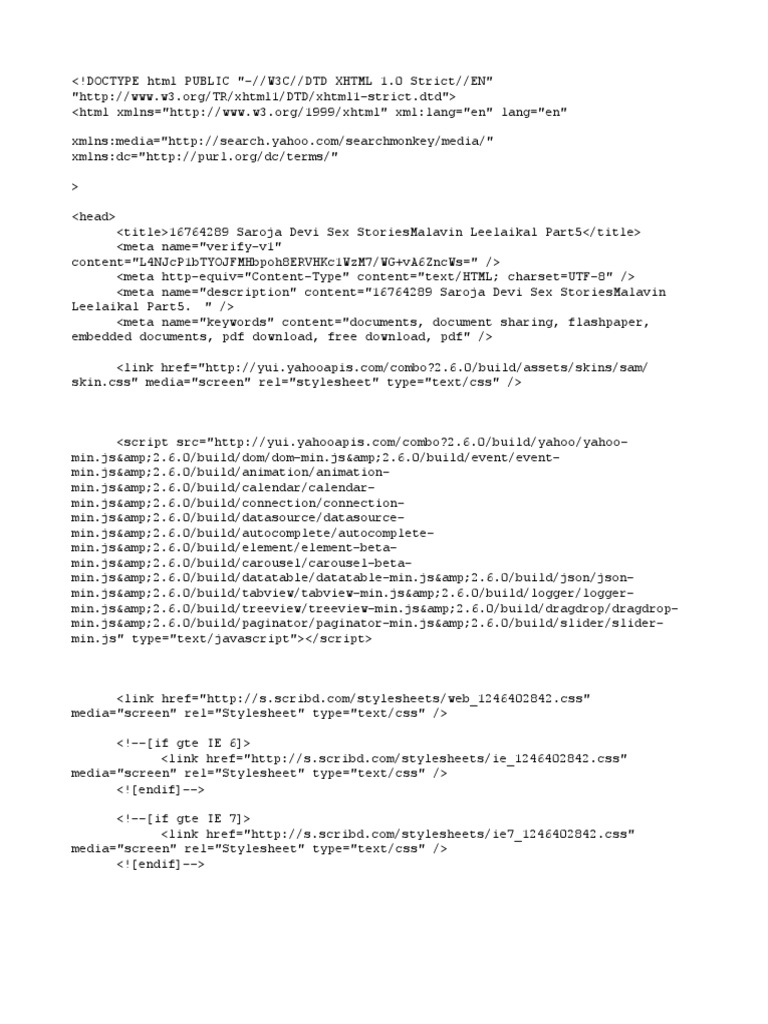 Saroja Devi Sex Storiesmalavin Leelaikal Part5 | PDF | Desarrollo de software | Informática