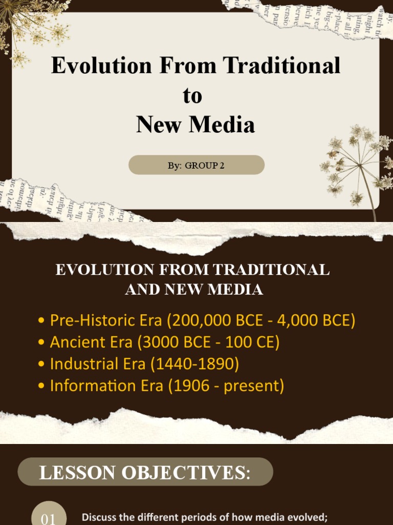 The Evolution From Traditional To New Media | PDF | Radio | Alphabet