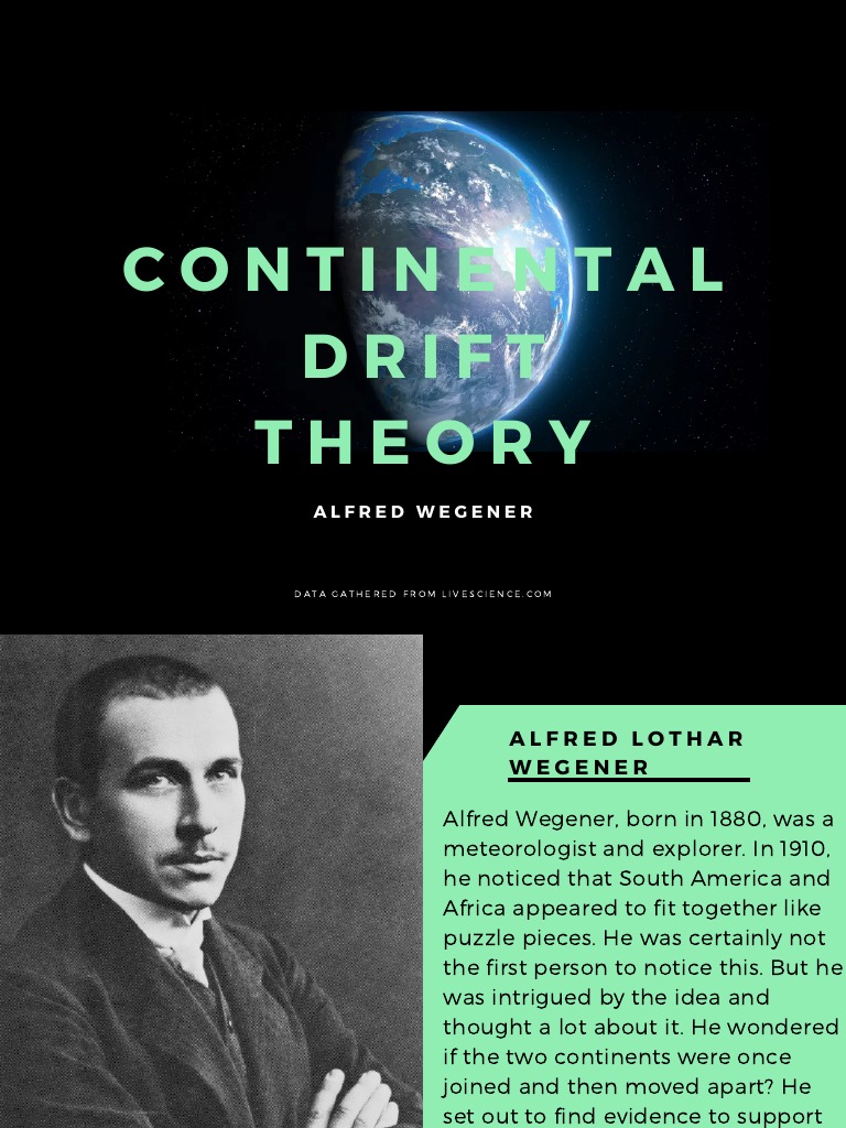 Alfred Wegener's Continental Drift Theory: An Overview of the Scientist ...