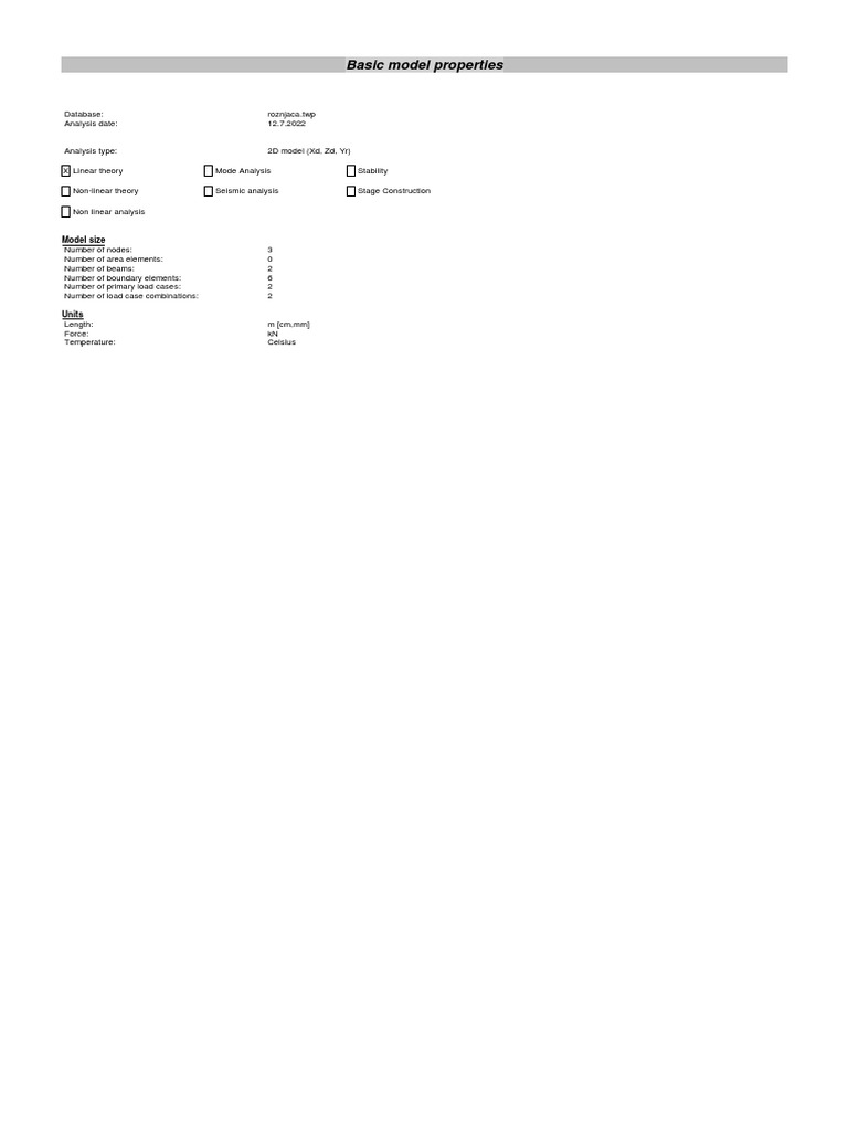 03 - Staticki Proracun - Krovna Konstrukcija | PDF | Bending | Strength Of Materials