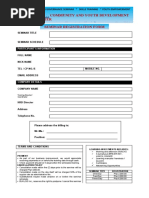 New TESDA Registration Form (MIS 03-01 V 2021) | PDF | Disability