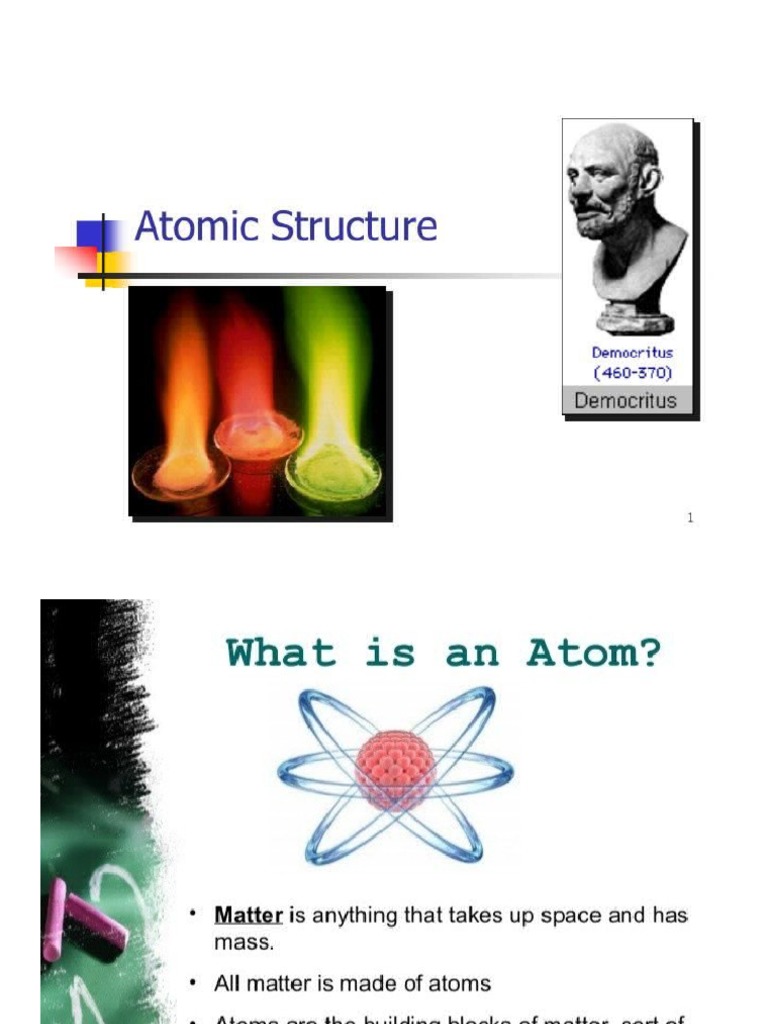 STRUCTURE OF ATOM and ELECTRONIC CONFIGURATION | PDF | Atomic Orbital ...