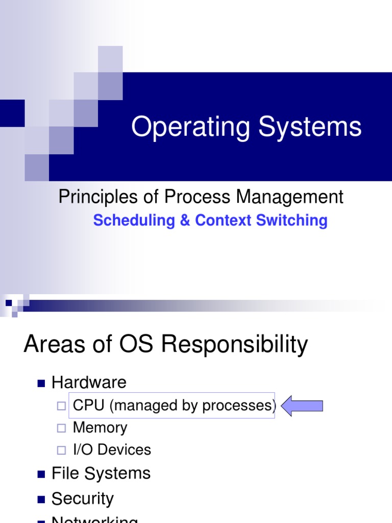 Process Management Scheduling Pdf Process Computing Scheduling Computing 