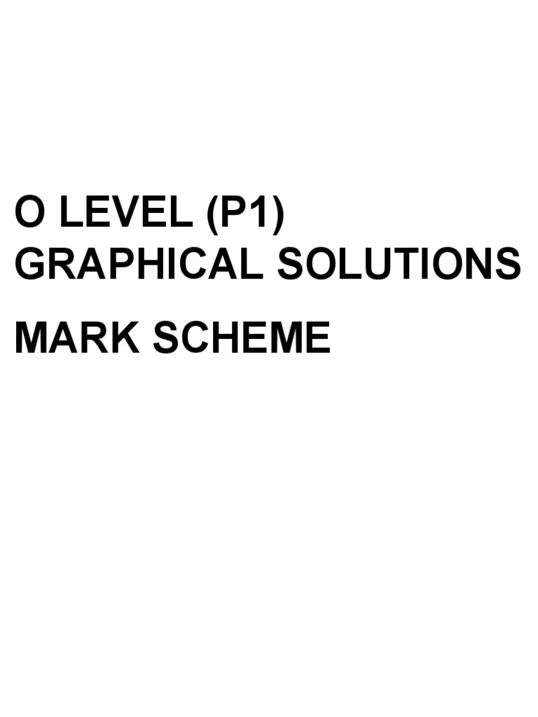 Mark Scheme | PDF | Geometry | Mathematics