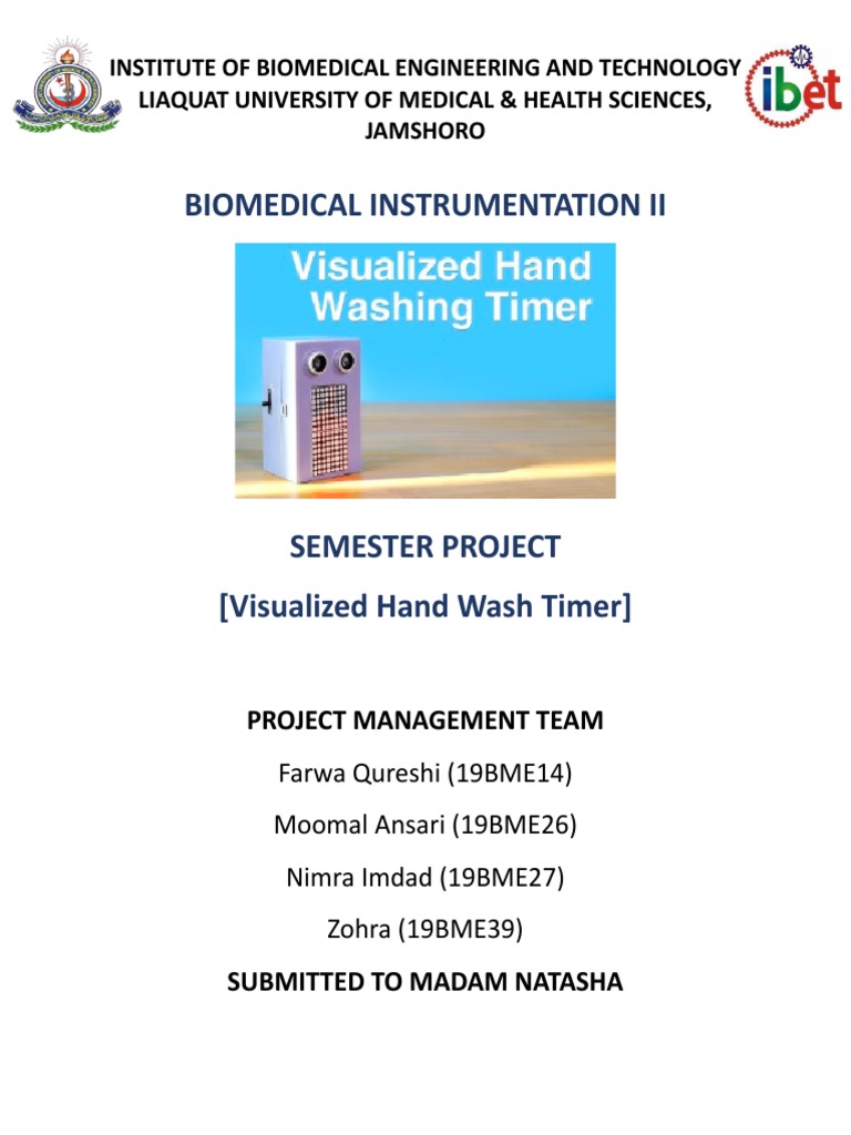 Visual Hand Wash Timer Project | PDF | Medical Specialties | Health ...