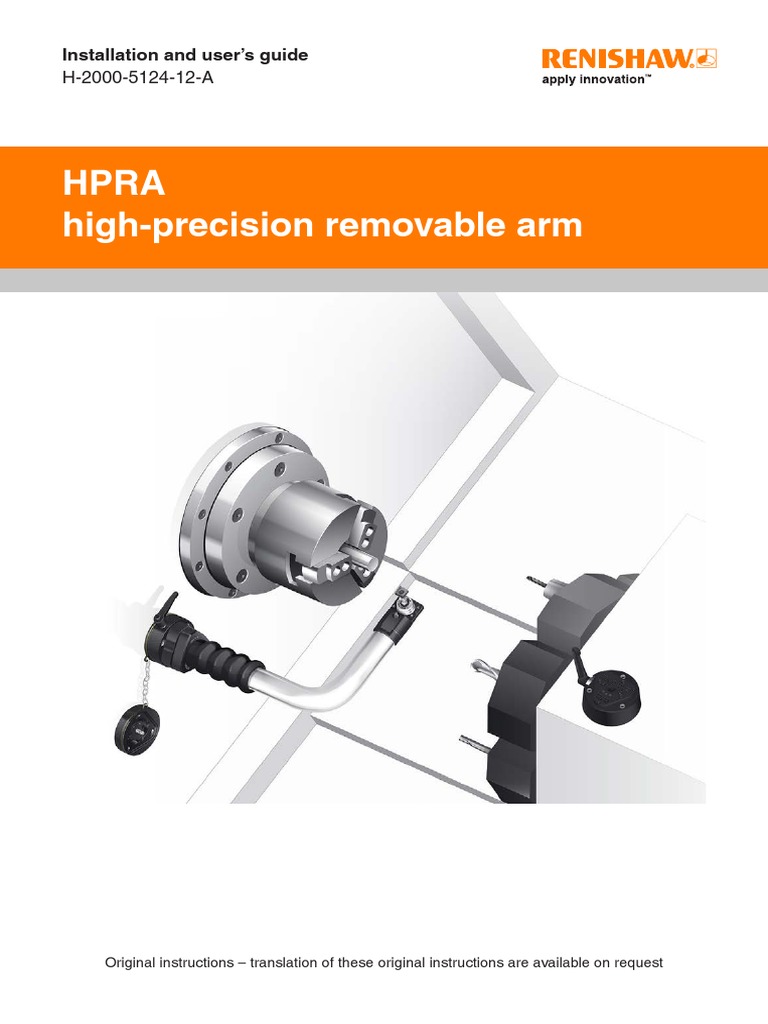 Users Guide HPRA High Precision Removable Arm | PDF | Electrical ...