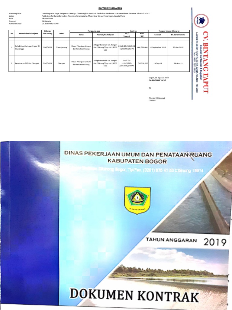 Pengalaman Perusahaan | PDF