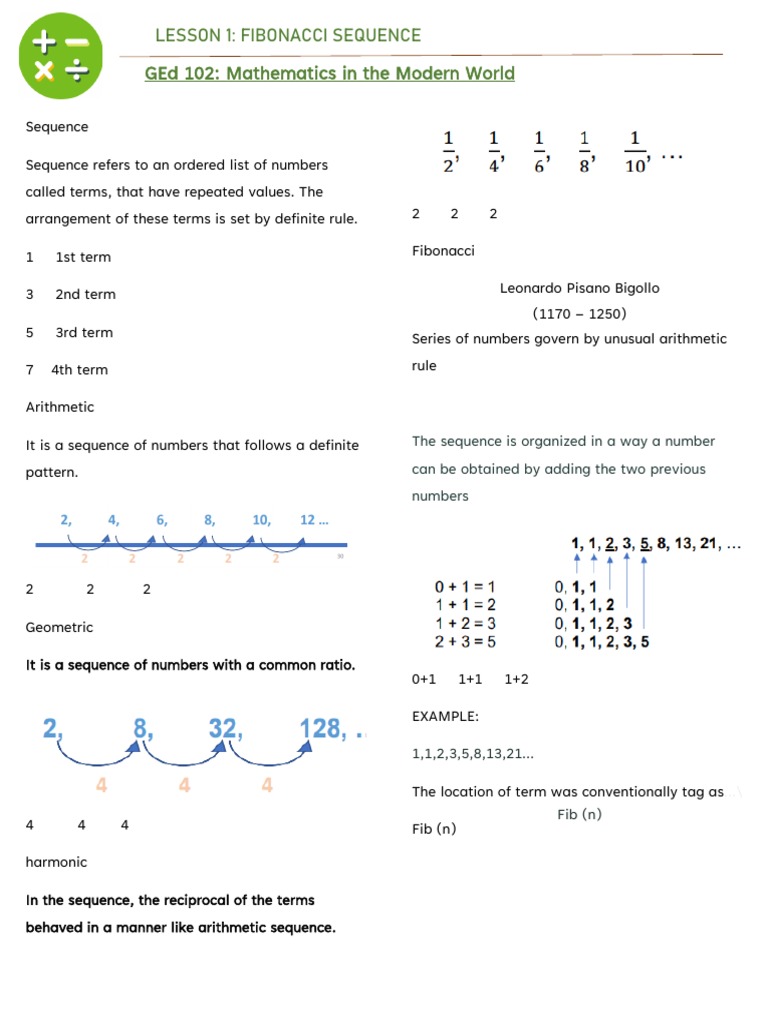 MWL2 - Fibonacci Sequence | PDF