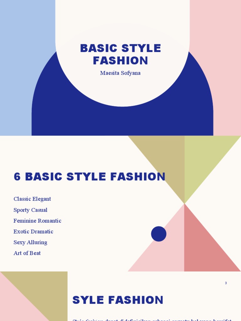 Basic Style Fashion | PDF