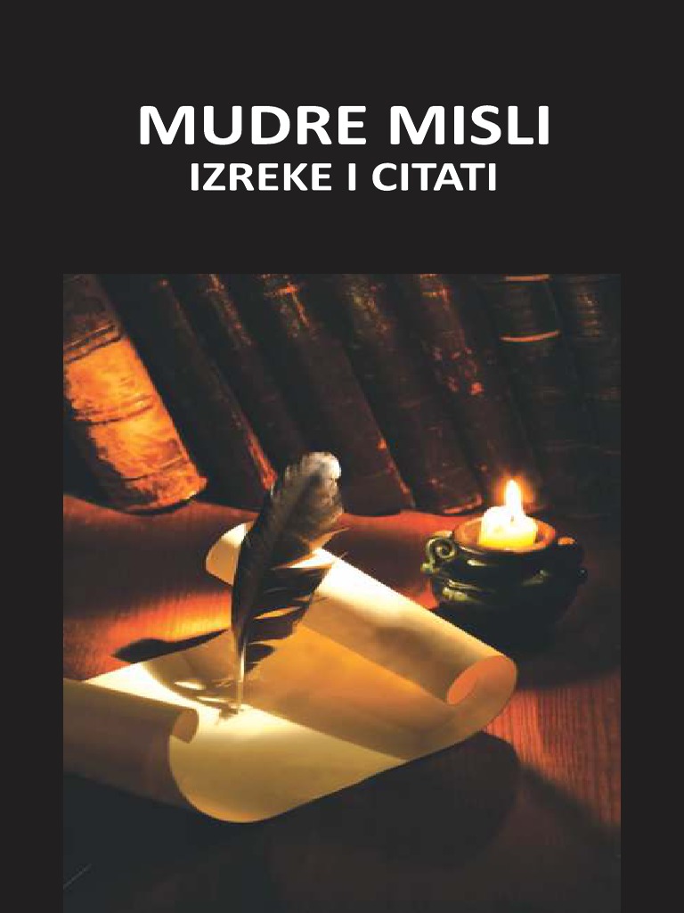 Mudre Misli I Izreke | PDF