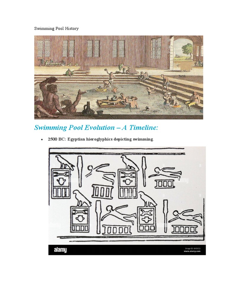 Timeline of Swimming History | PDF | Swimming (Sport) | Swimming