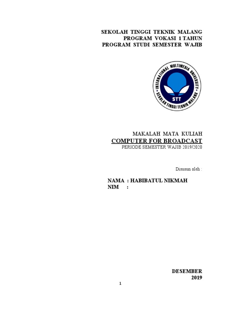 Makalah Bibah STT MALANG | PDF