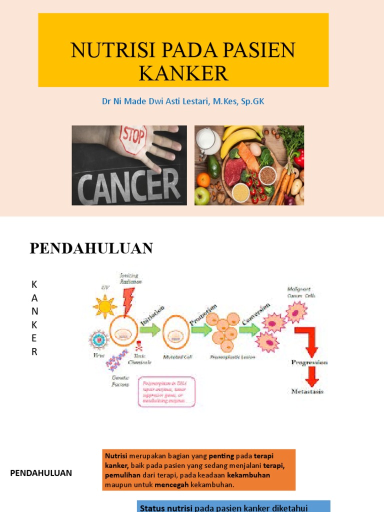 Terapi Nutrisi Pada Pasien Kanker | PDF | Kesehatan Holistik