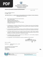 BDO Letter of Request For SOA | PDF