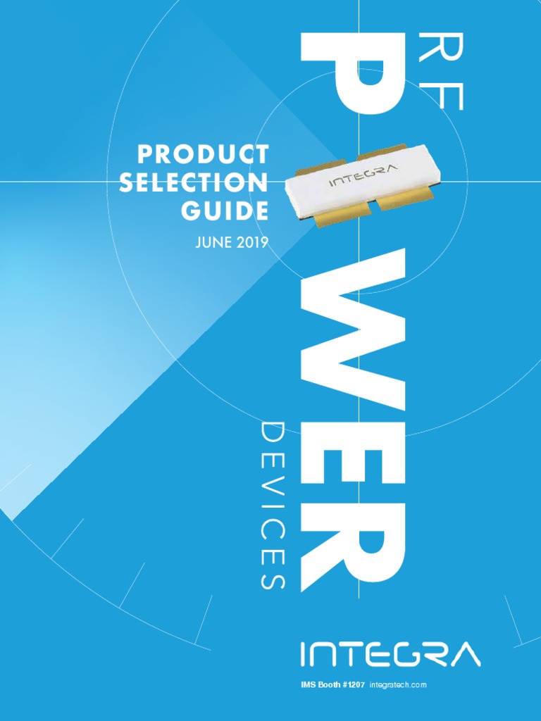 Integra RF Power Solutions Guide | PDF | Electrical Components ...