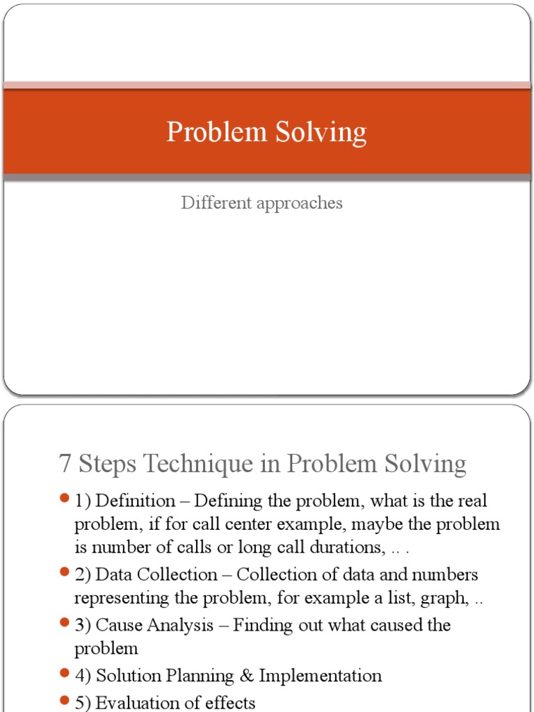 Problem Solving | PDF | Computers