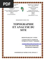 Rapport de Stage | PDF | Topographie | Tripode (Photographie)