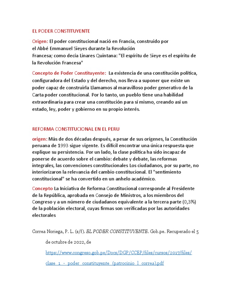 El Poder Constituyente 1 | PDF