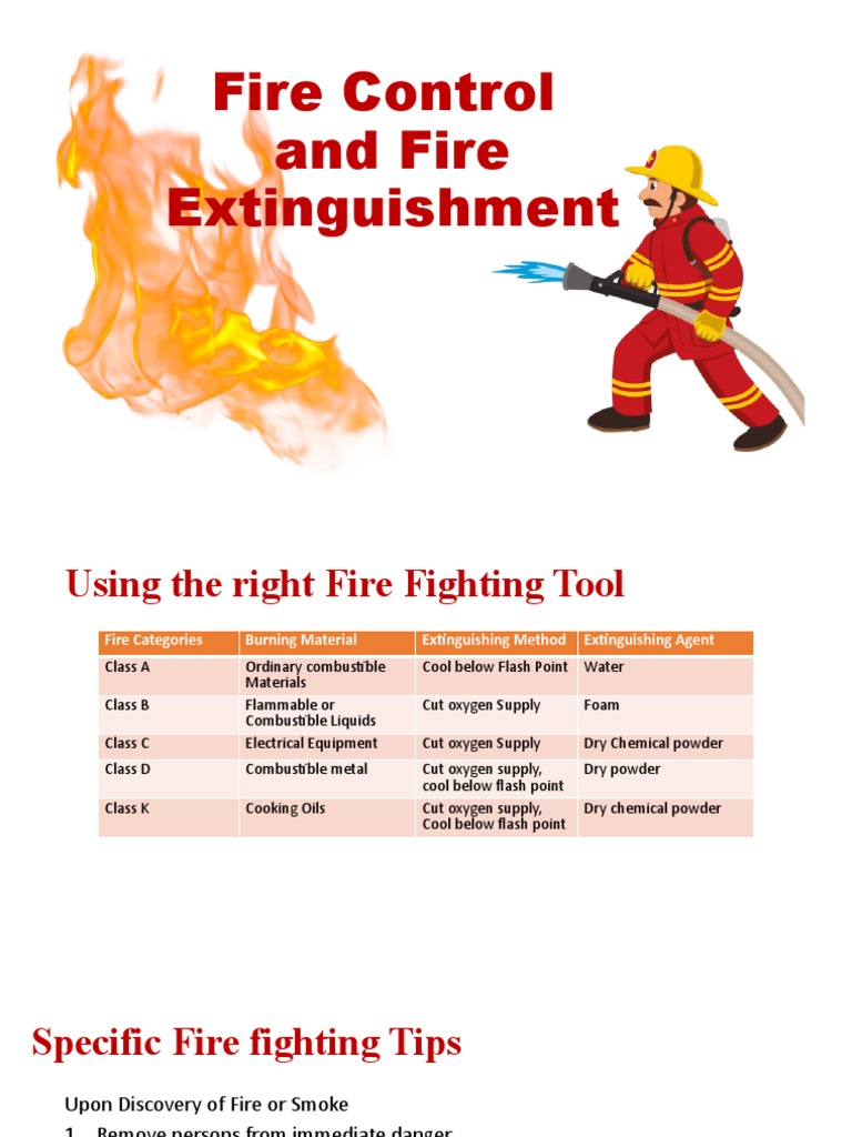 Fire Control and Extinguishment | PDF | Fires | Firefighting