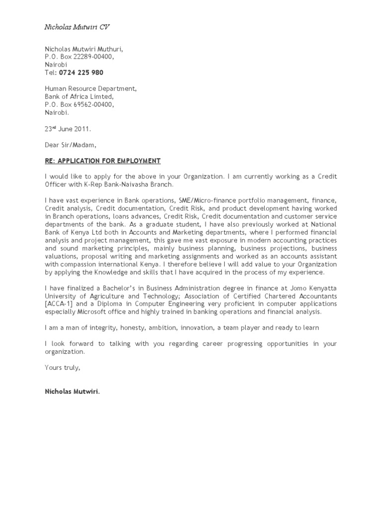 Application for Employment-boa | Debits And Credits | Credit (Finance)