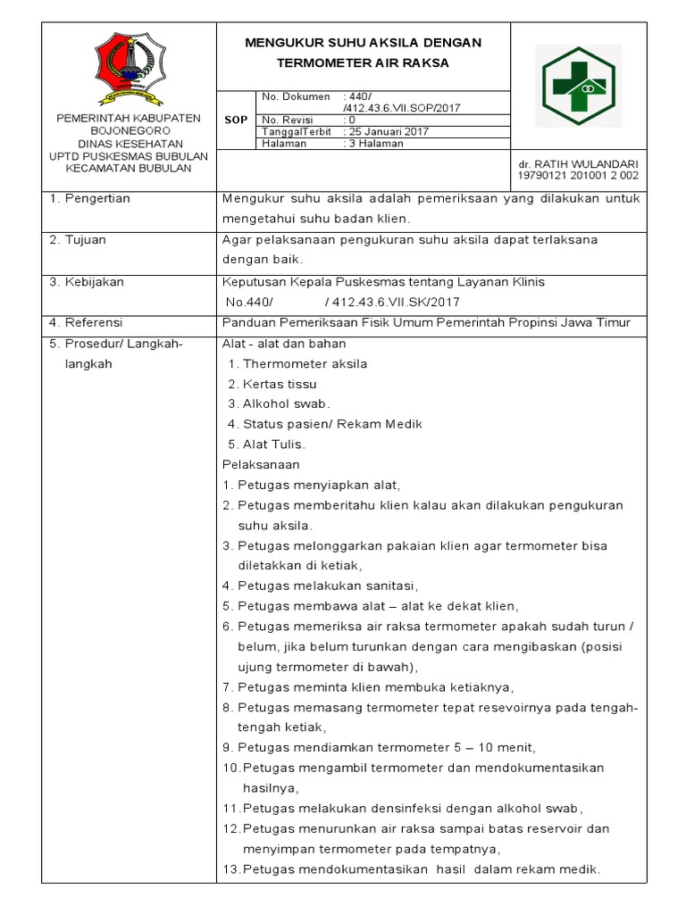 Fix Mengukur Suhu Aksila | PDF Fix Mengukur Suhu Aksila | PDF