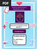 Biology Investigatory Project | PDF | Infertility | Assisted ...