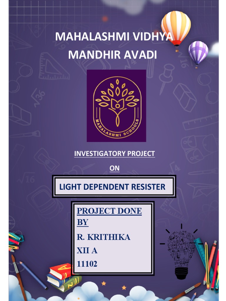 Light Dependent Resistor Automatic Switching Circuit | PDF ...