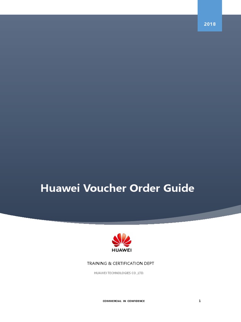 Huawei Voucher Order Guide V1 0 | PDF | Voucher | Fee