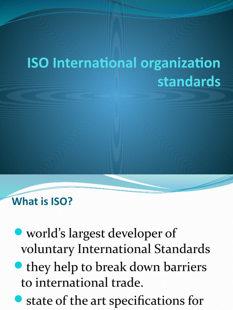 ISO International Organization Standards | PDF
