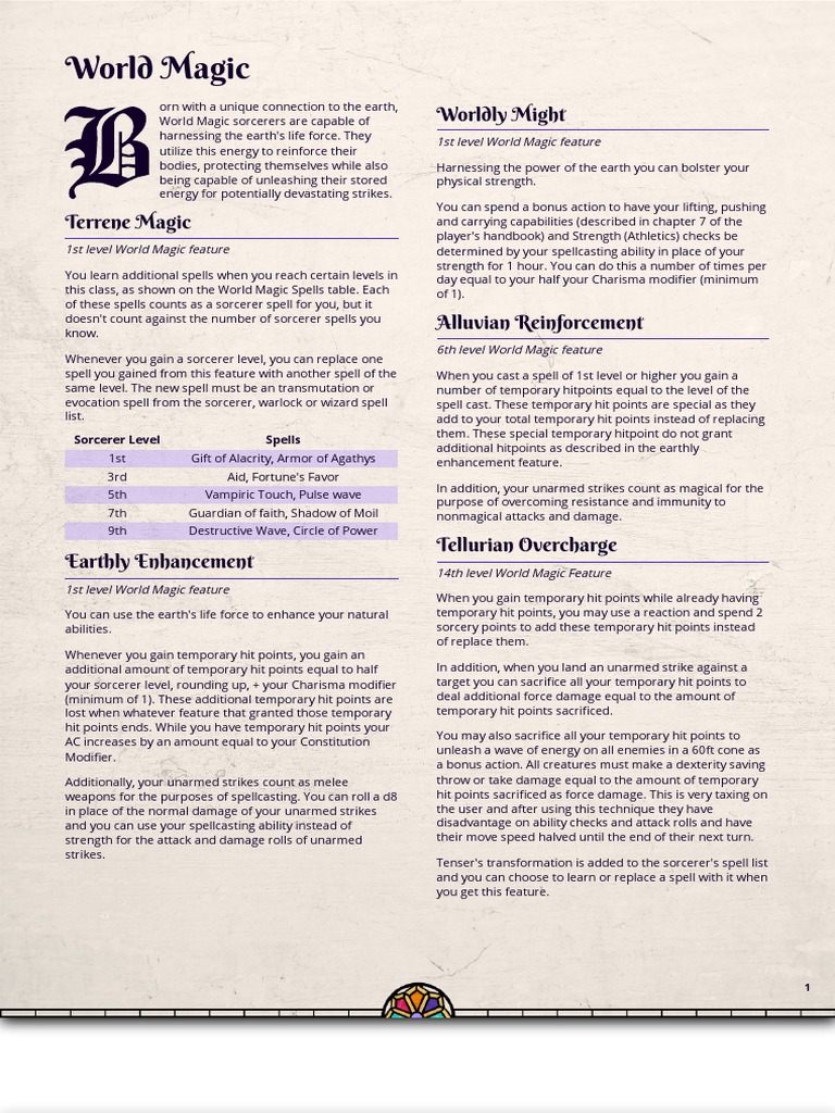 World Magic Sorcerer - GM Binder | PDF | Gary Gygax Games | Dungeons ...