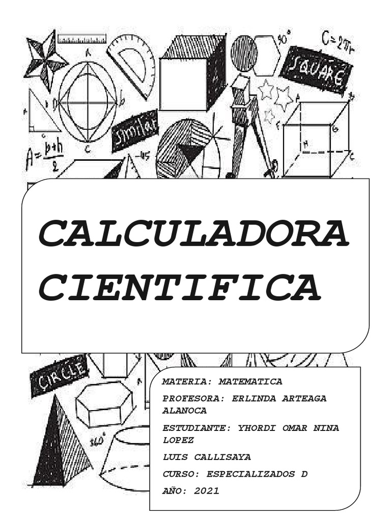 Partes y Usos de la Calculadora Científica | PDF | Informática