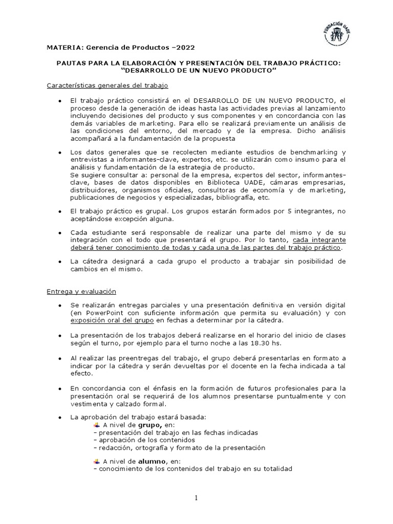 Guia de TP 2022 | PDF