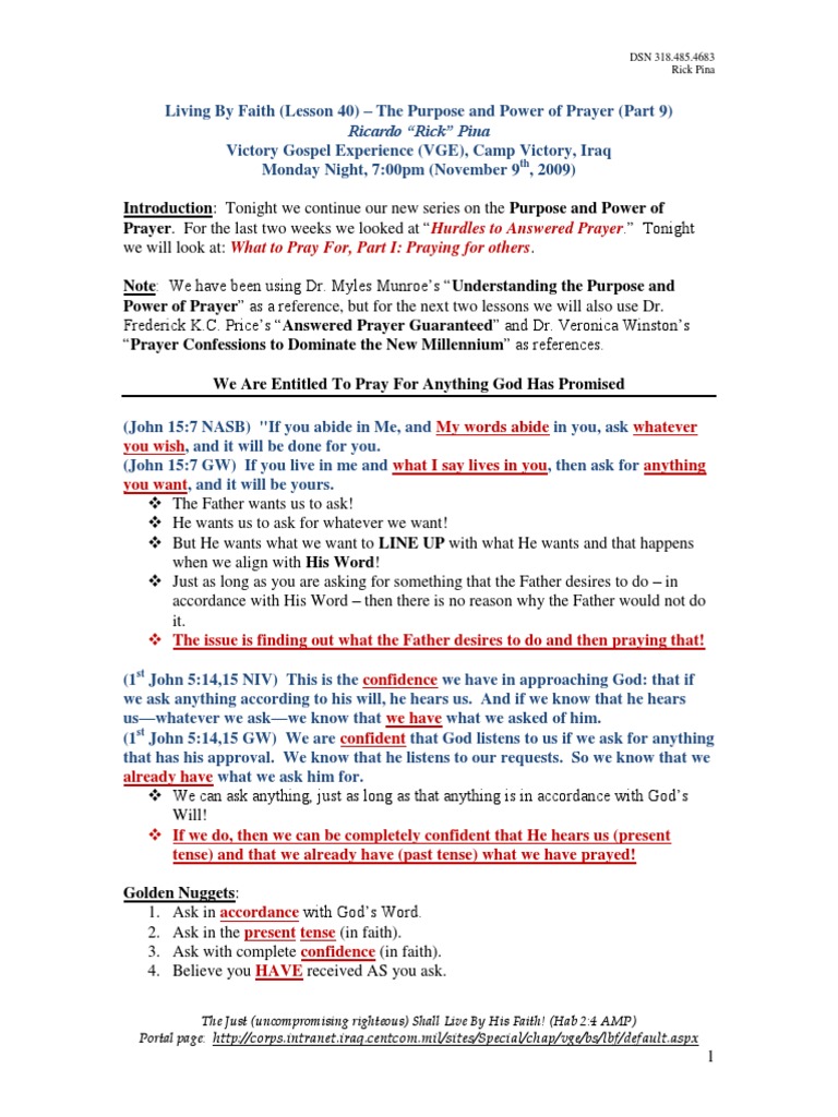 Lección 40 | PDF | Prayer | Jesus