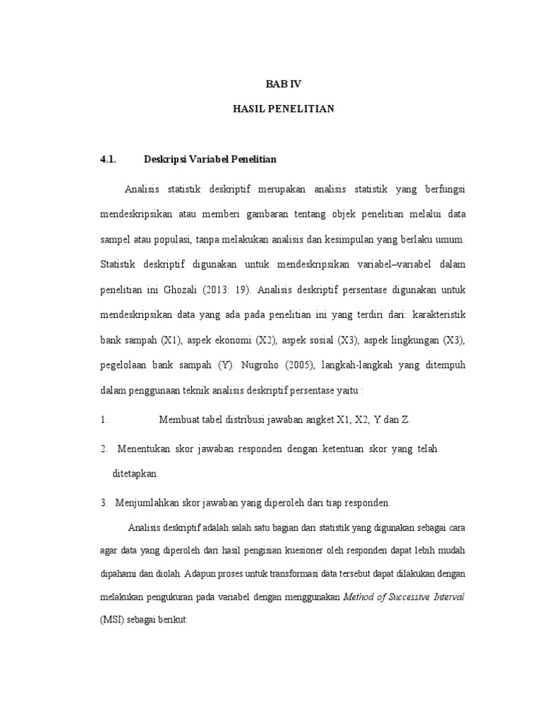 Hasil Analisis Data Sem | PDF