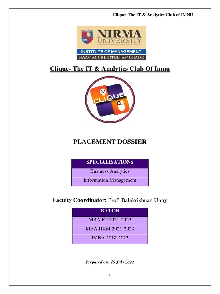 IT & Analytics Dossier CLIQUE | PDF | Cloud Computing | Quantum Computing